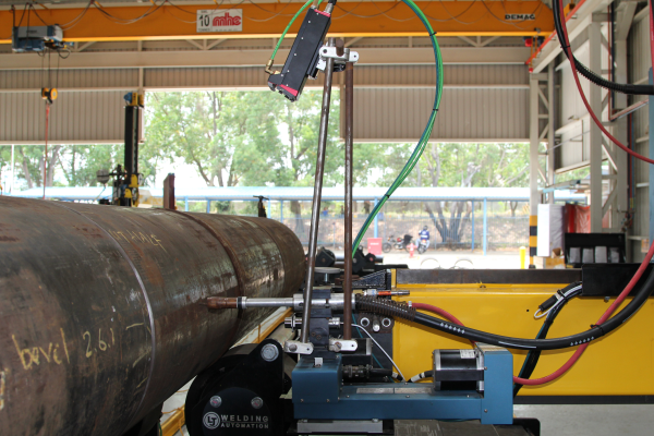Monitoring Pipe Cladding Using Weld Cameras